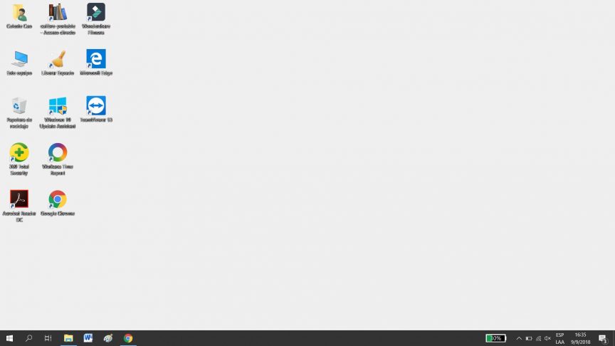 Guía uso PC #6: el escritorio y cómo cambiar el fondo de pantalla