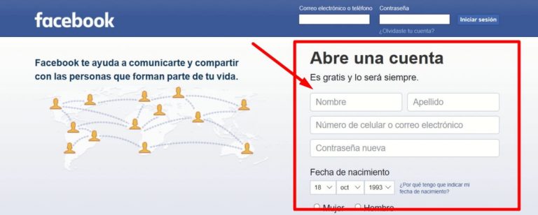 Cómo crear una cuenta en Facebook - Mayores Conectados