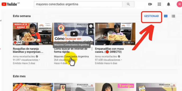 Cómo suscribirse a un canal de YouTube - Mayores Conectados