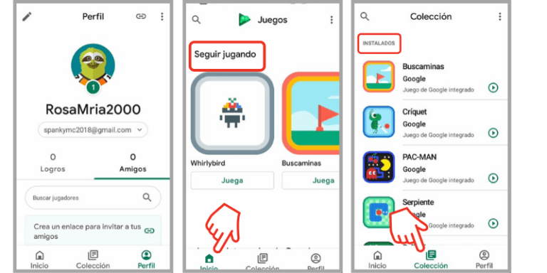 Cómo usar Google Play juegos - Mayores Conectados