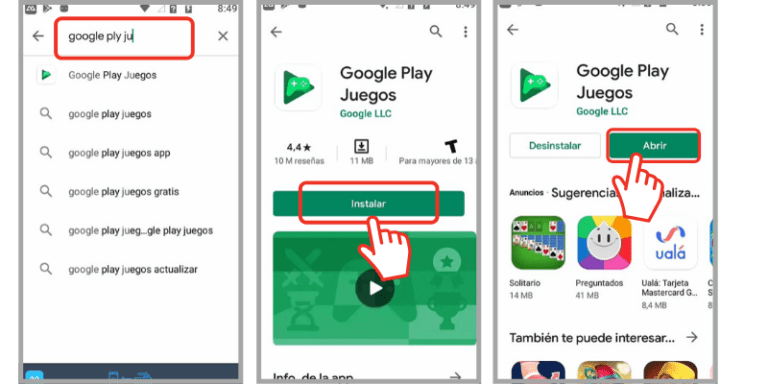 Cómo usar Google Play juegos - Mayores Conectados