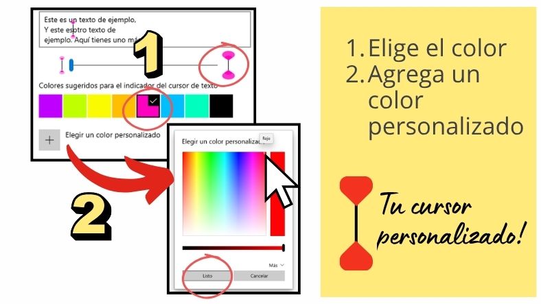 Cómo mantener visible el cursor de texto en tu computadora