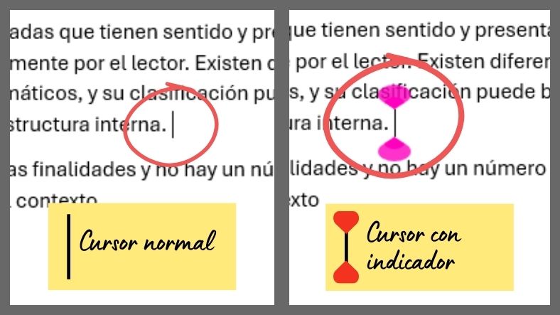 Cómo mantener visible el cursor de texto en tu computadora